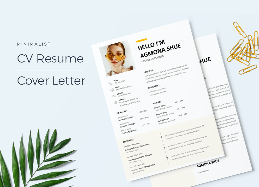 Devan Reyna - CV Resume Template | Designspace