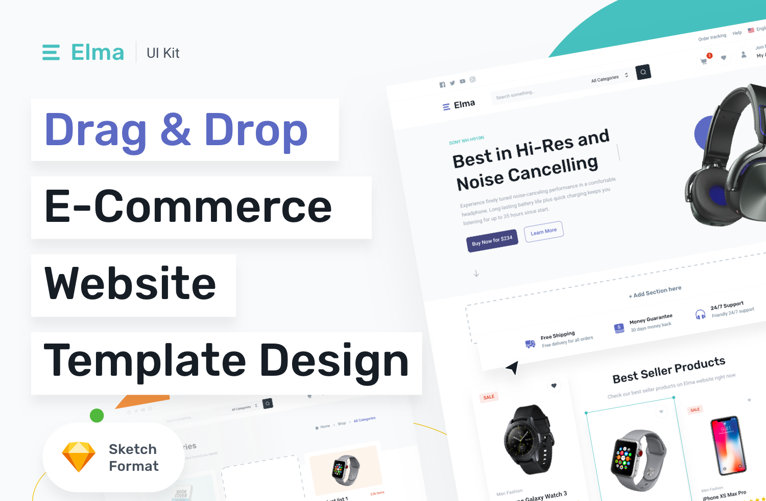 Elma e-Commerce UI Kit | Designspace