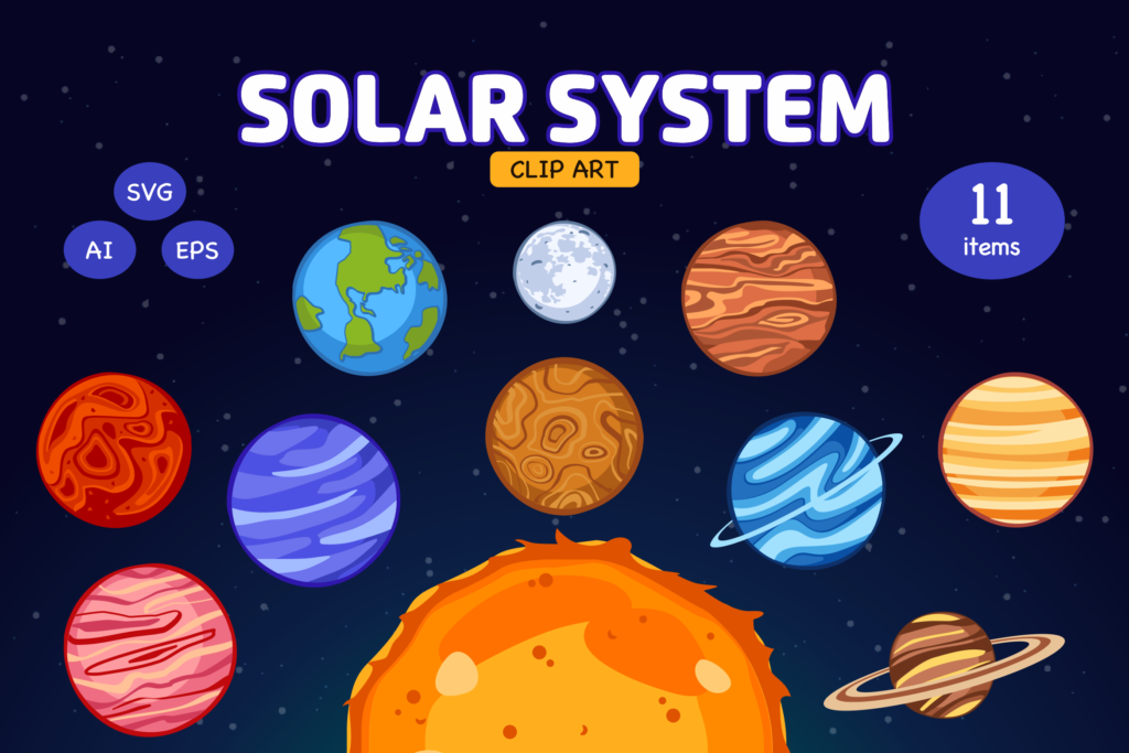 Solar System Clip Art | Designspace